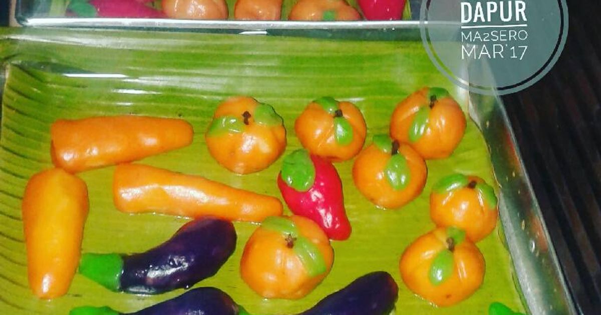 Resep Kue Tok Bentuk Buah oleh Zeti Dapur Ma2sero - Cookpad