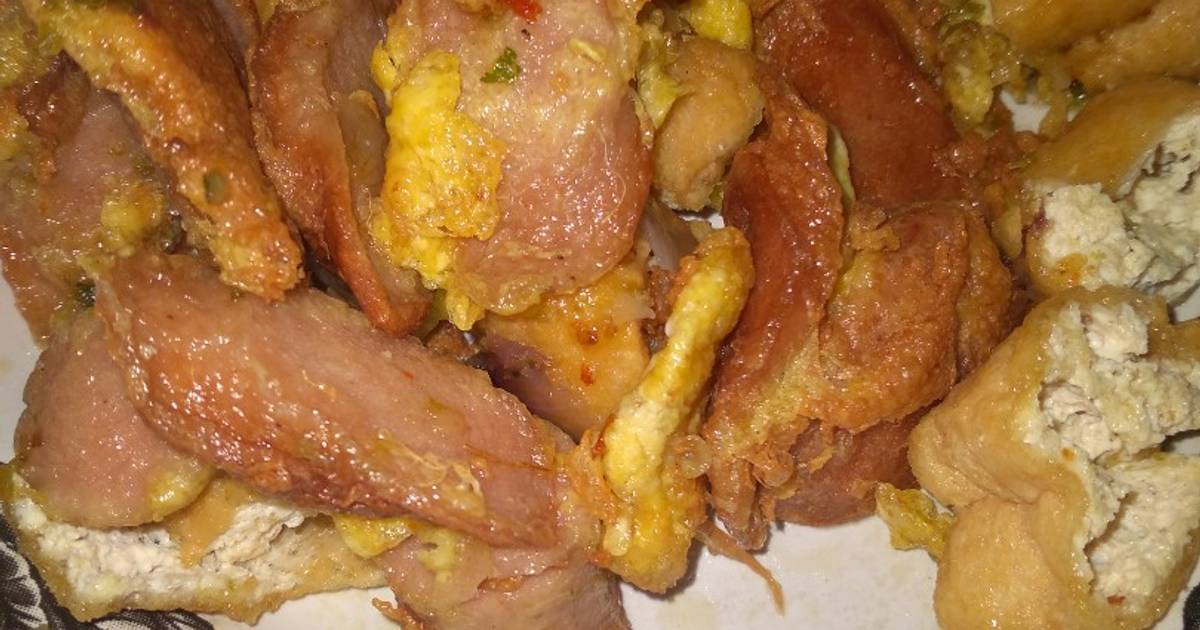 Resep Tahu, Telur Sosis Kocek oleh eki widiyawati - Cookpad