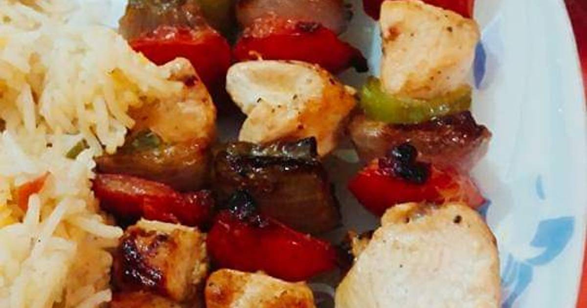 Shashlik Stick Recipe by Ñôôri Màlîk - Cookpad