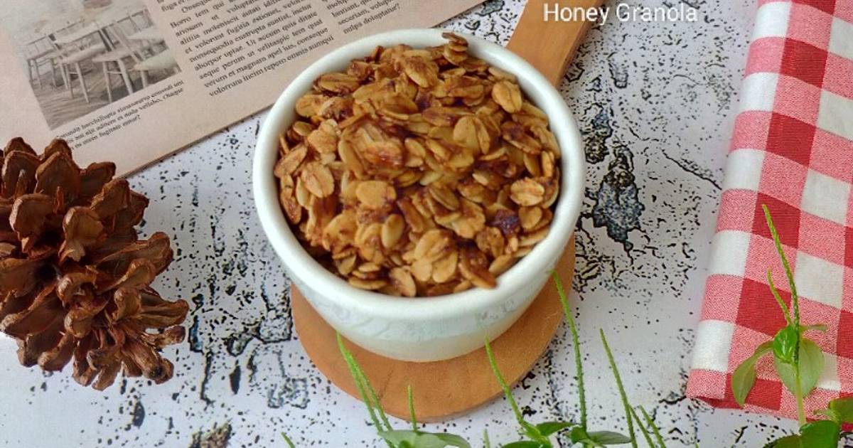 Resep Honey Granola (GAS1) oleh Bunda Ei - Cookpad