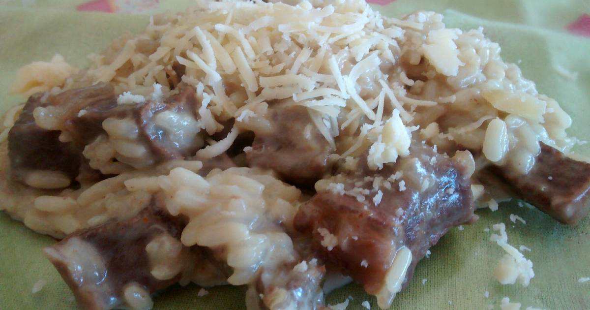 Guisito de carne y arroz Receta de Norali - Cookpad