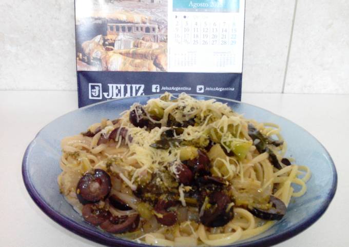 FIDEOS CON BROCOLI Receta de ALI..... (ALINAIBRI)- Cookpad