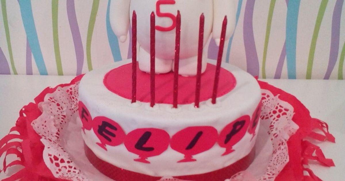 Torta De Baymax Cumpleanos De Felipe Receta de GRINGA- Cookpad