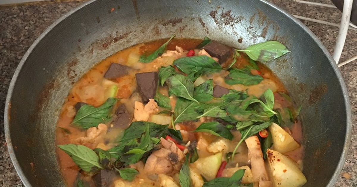 Red Curry Chicken With Winter Melon Recipe By น้องมิว