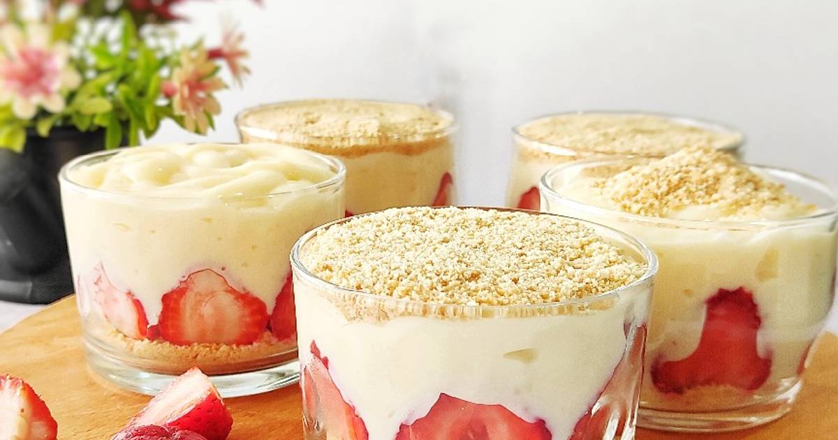 Resep Strawberry Magnolia (Turkish Dessert) oleh Heti - Cookpad