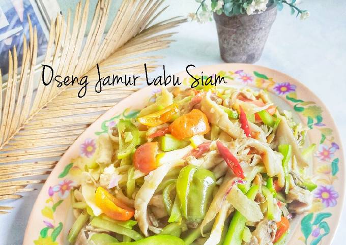 Resep Oseng Jamur Labu Siam oleh Chiensyn Kuliner - Cookpad