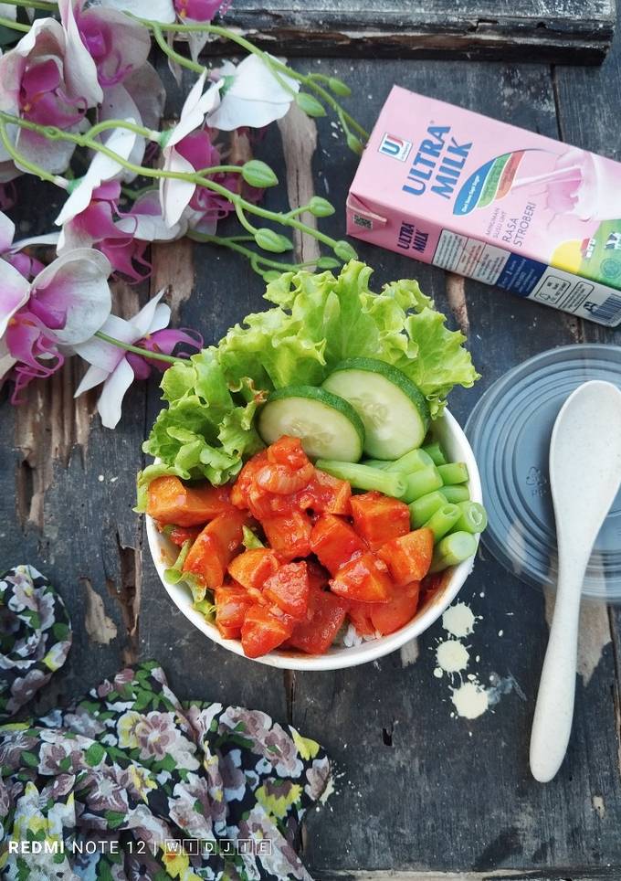 Resep Rice Bowl Sosis Saos Gochujang oleh Widjie Astuti - Cookpad