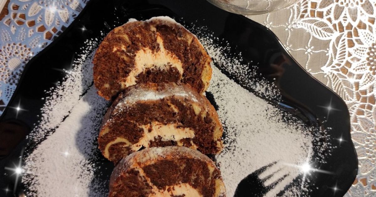 рулет "торнадо" Tornado Hurricane Roll Cake - покроковий рецепт з фото ...