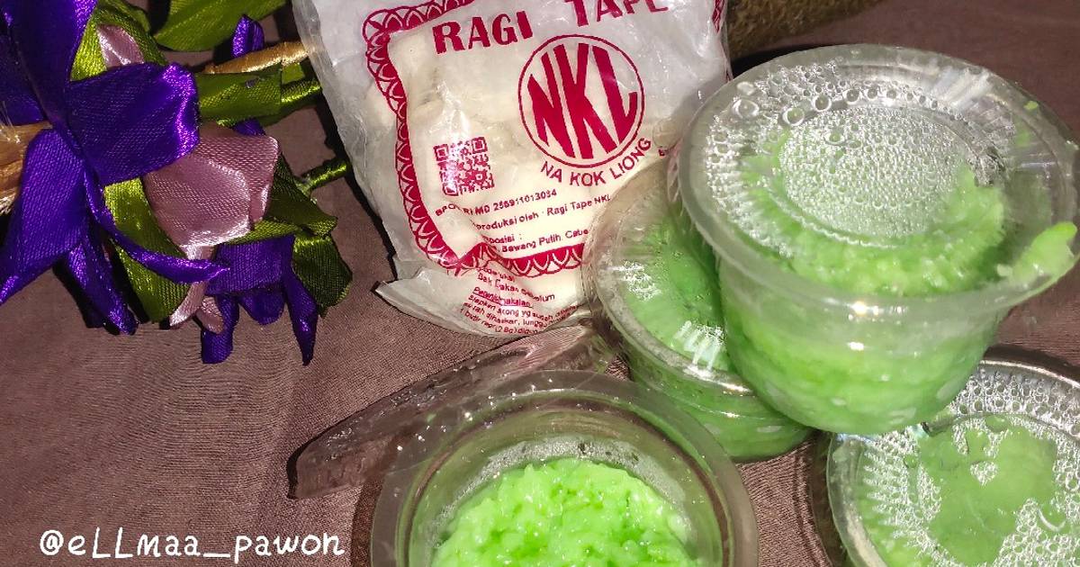695 resep tape ketan hijau enak dan mudah - Cookpad