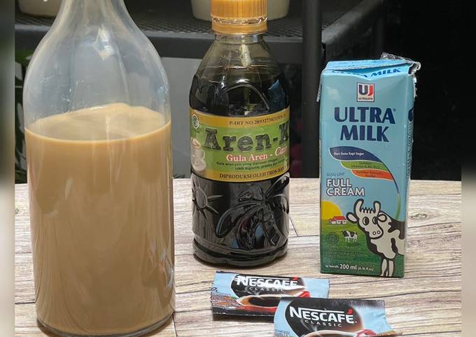 Resep Kopi Susu Gula Aren Instan oleh Jihan Kitchen Log - Cookpad