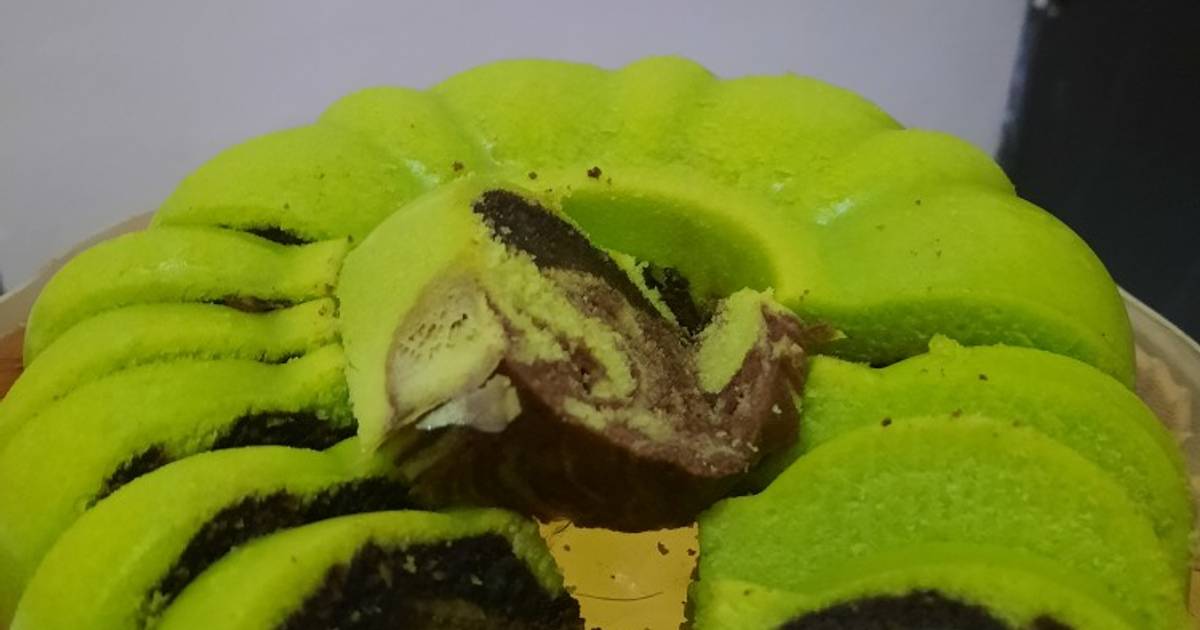 Resep Bolu Kukus HiCo (Hijau Coklat) oleh Chitra Christie - Cookpad