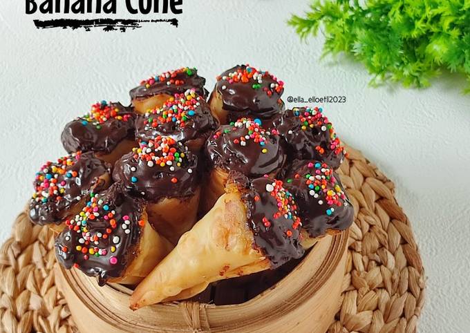 Resep Banana Cone oleh Ellaelloet - Cookpad
