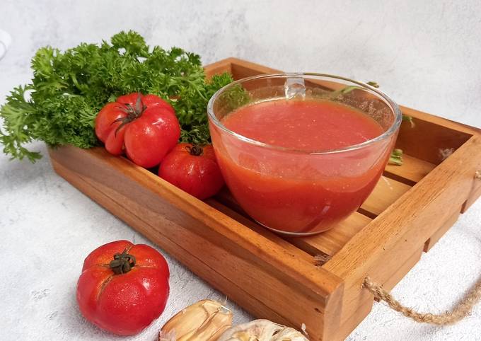 Resep Saos Tomat Homemade (bebas 4P) oleh Erlina - Cookpad