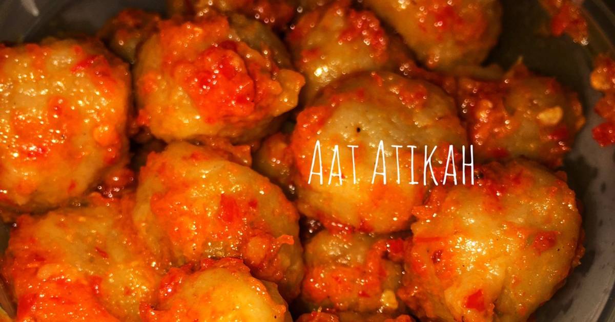 Resep Baso pentol mercon by Aat Atikah oleh Aat Atikah - Cookpad