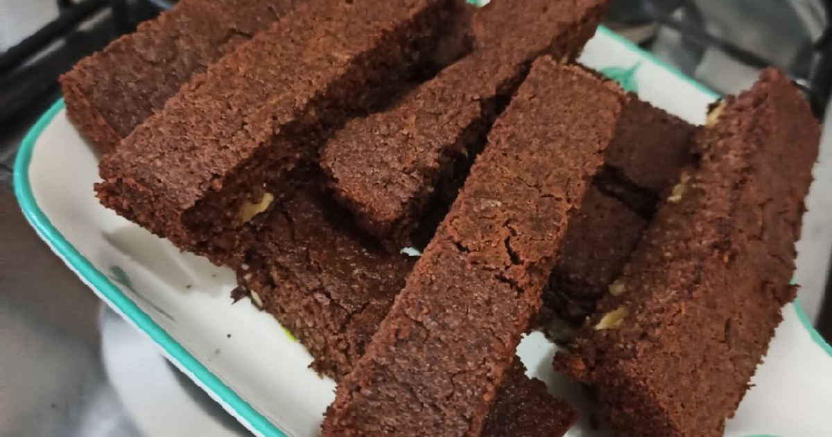 Brownie Chocolatoso Saludable Receta de Tami Cartagena Diaz- Cookpad