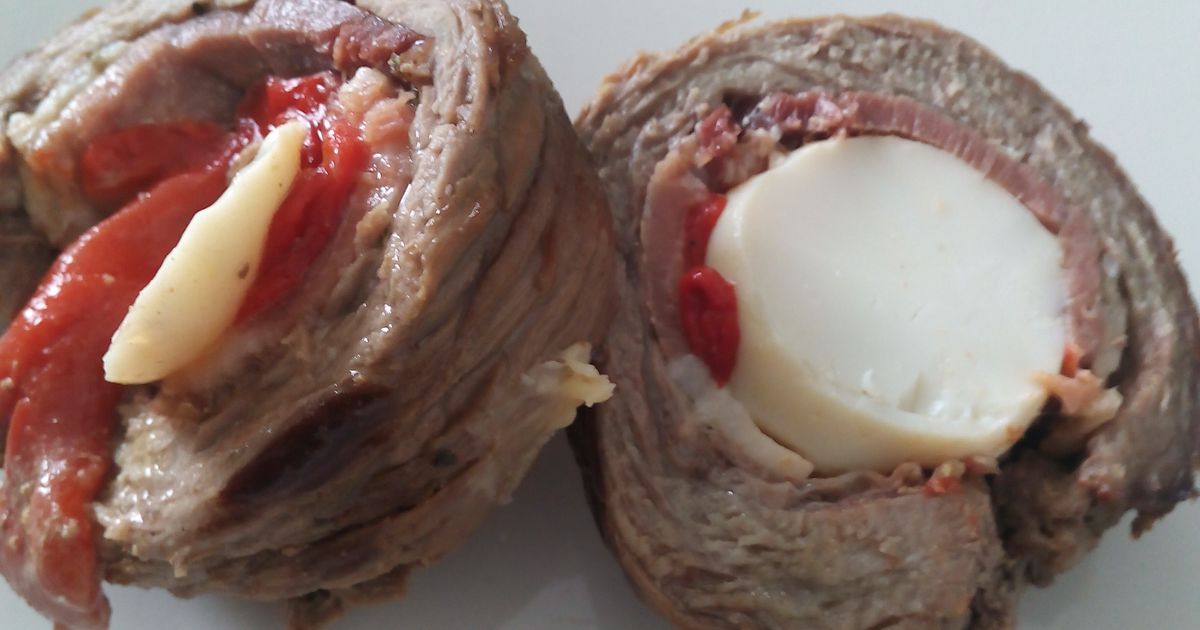 Ternera Rellena Con Jamón Y Tortilla,O Huevos Cocidos. Receta de Carmem ...