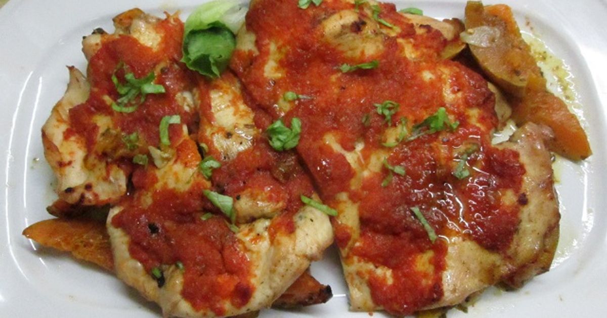 Pechugas Con Calabaza Especiada Y Salsa De Cebolla Receta de Gabriela ...