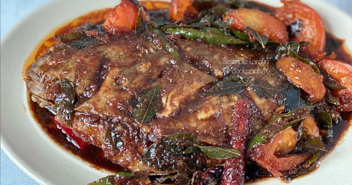 Resipi Ikan Bawal Goreng Lada Hitam Masak Kicap oleh Sesimple Loralin ...