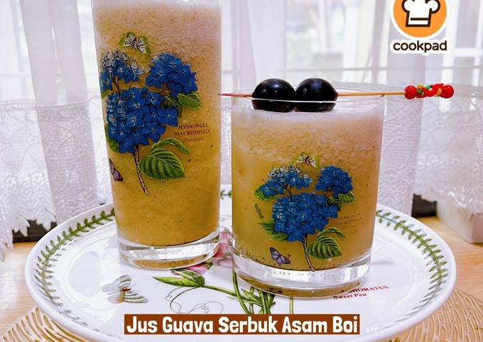 Resipi 👩‍🍳Jus Guava Serbuk Asam Boi oleh Mahadiah - Cookpad