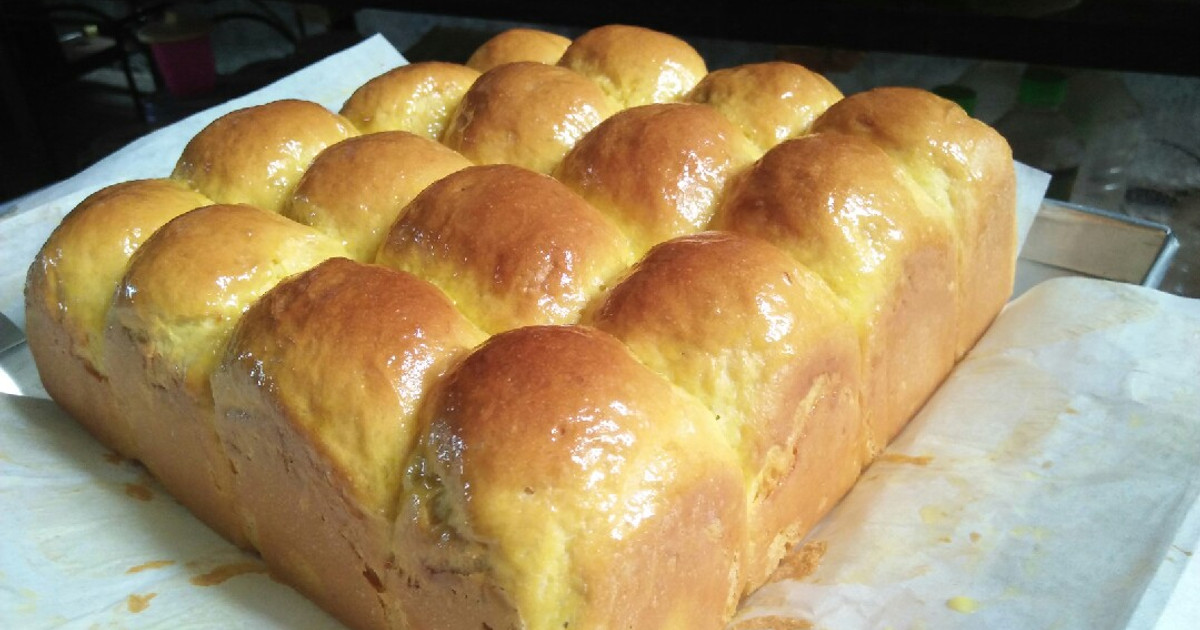 Resep Roti Sobek Labu Kuning Oven Tangkring oleh |2usni_H - Cookpad