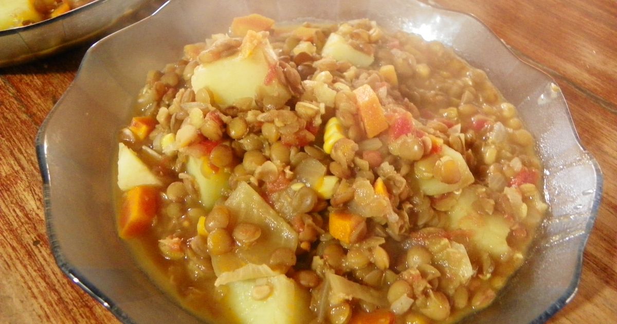 guisos de lentejas saludable - 61 recetas caseras- Cookpad