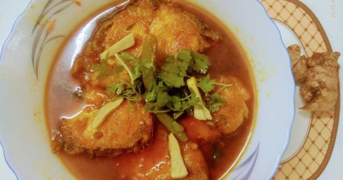 Ginger Rahu Fish Curry Recipe Recipe by Krishna Biswas - Cookpad