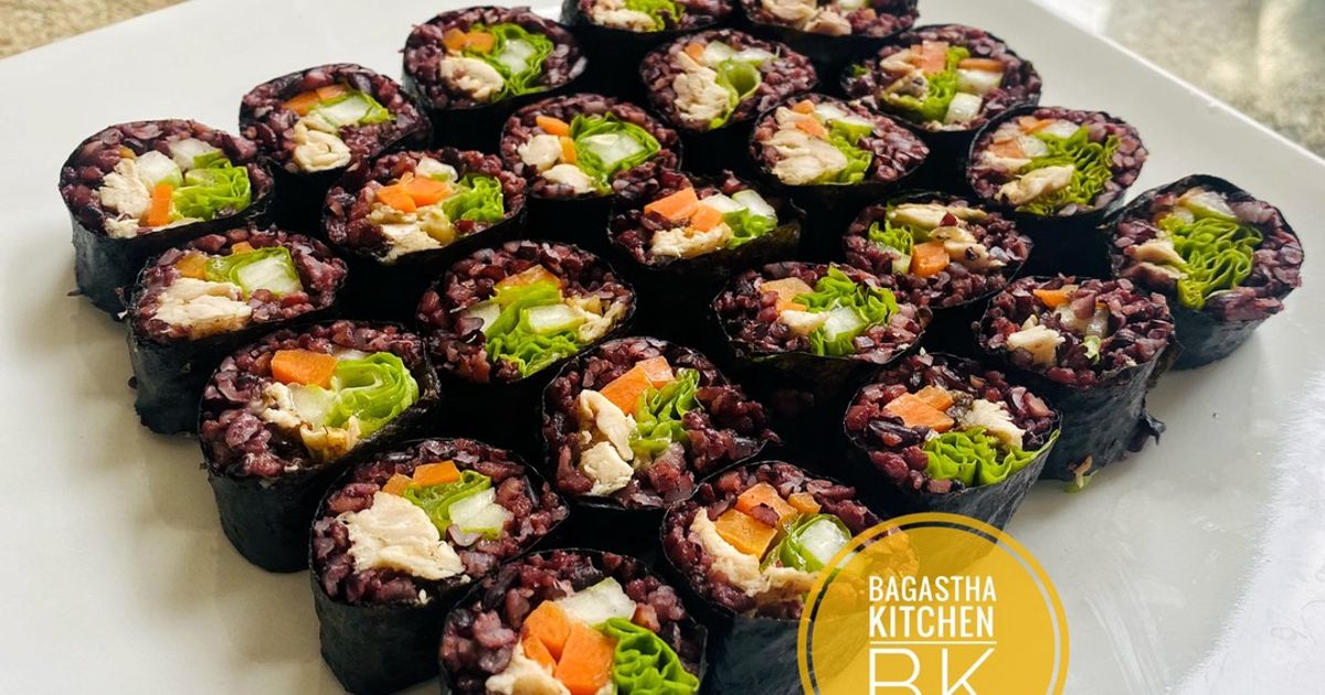 Resep Black Kimbab Italian Chicken oleh Bagastha Kitchen - Cookpad