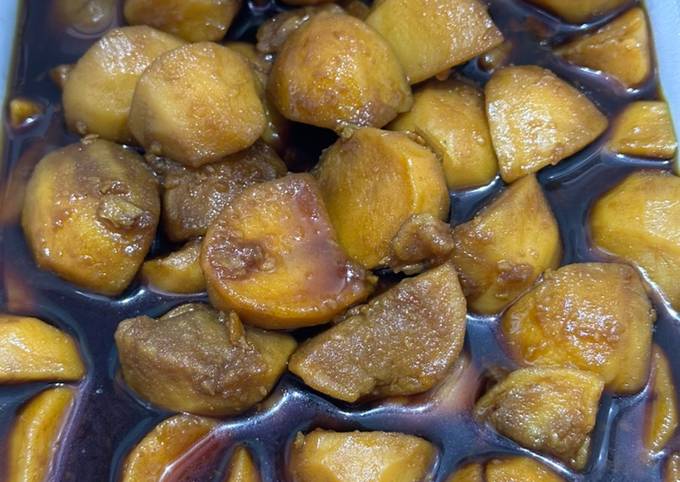 Resep Gamja Jorim oleh cha - Cookpad