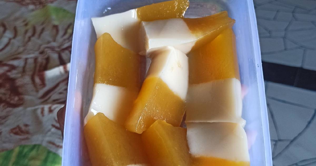Resep Jelly mangga susu oleh Defila - Cookpad
