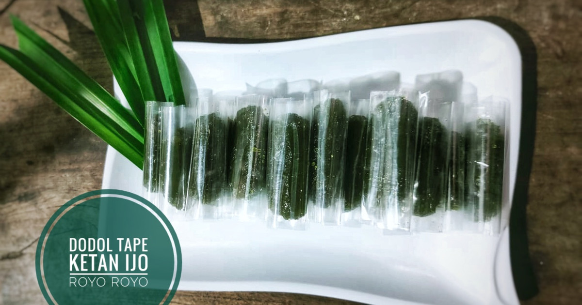 Resep Dodol Tape Ketan Ijo Royo Royo oleh Dapur Nyonya Bam's - Cookpad