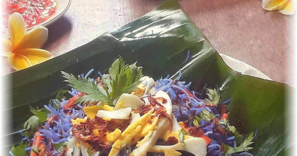 Resep Mihun Banjar Bunga Telang Super Bihun Aaa Ala Violet Azalea oleh ...