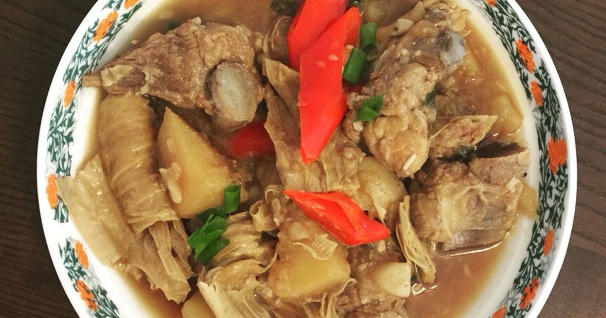 Stew Pork Pineapple With Skin Tofu Recipe By Betsy