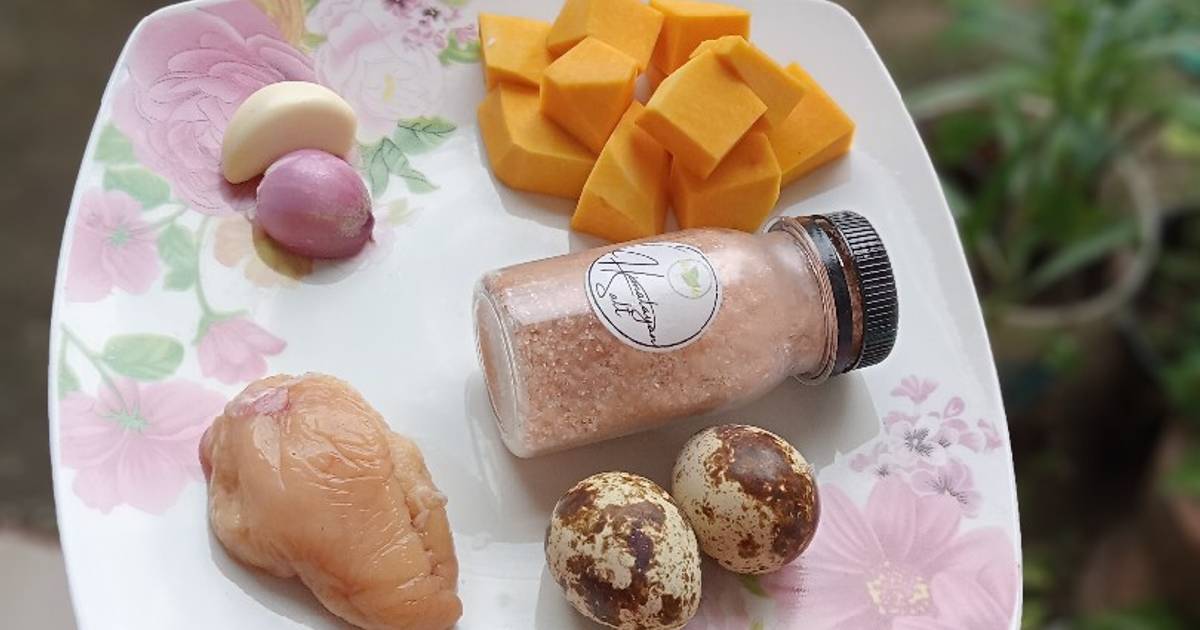Resep Mpasi telur puyuh + telur ikan dan labu madu oleh Nurul Komariyah ...