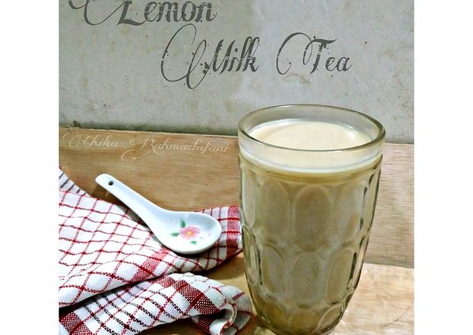 Resep Lemon Milk Tea oleh Chika Rahmadafani - Cookpad