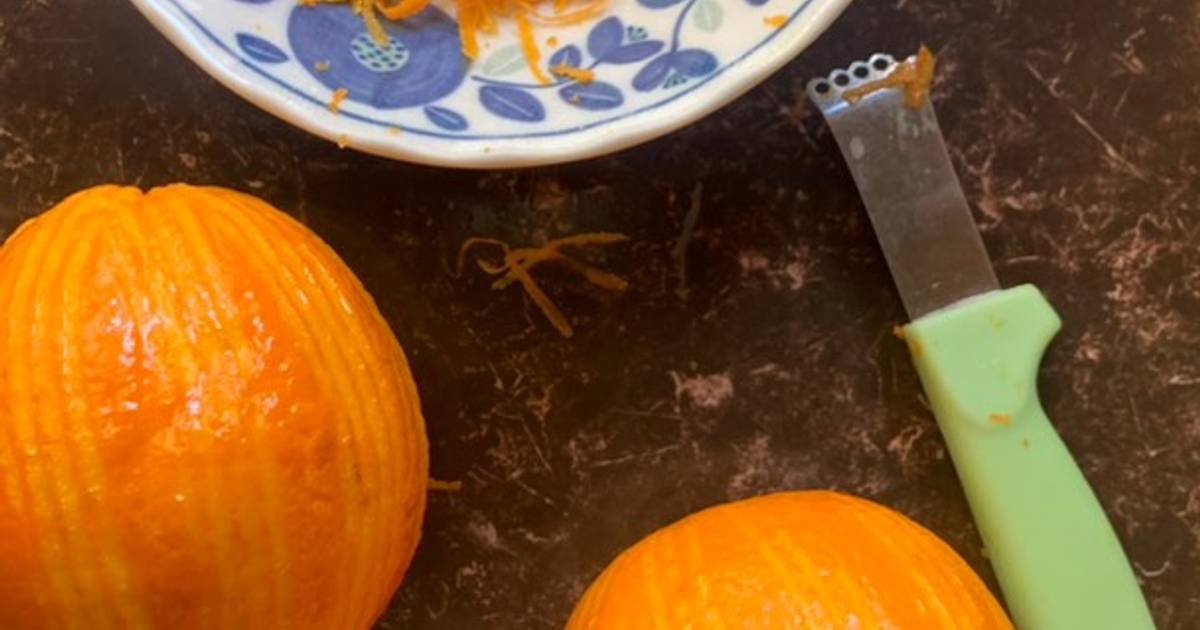 Orange 🍊 Zest Recipe by MrsRiasat Ali - Cookpad