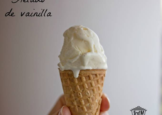 Helado de vainilla Receta de Las recetas de Masero- Cookpad