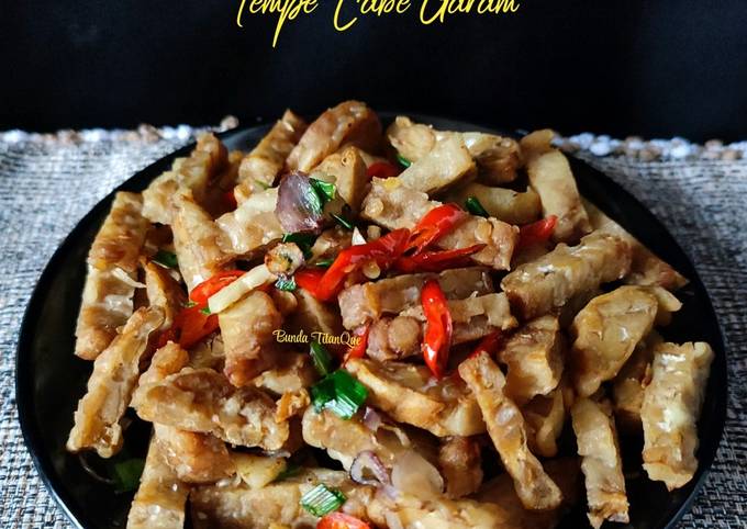 Resep Tempe Cabe Garam oleh Bunda TitanQue - Cookpad
