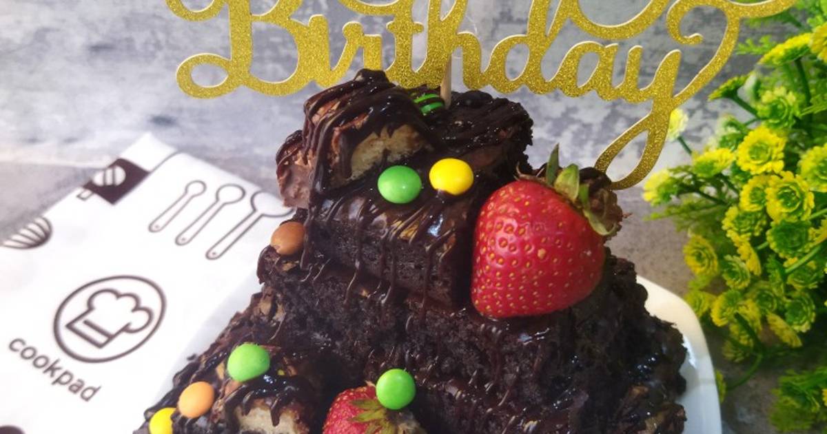 Resep Brownies Tower oleh Daniar - Cookpad