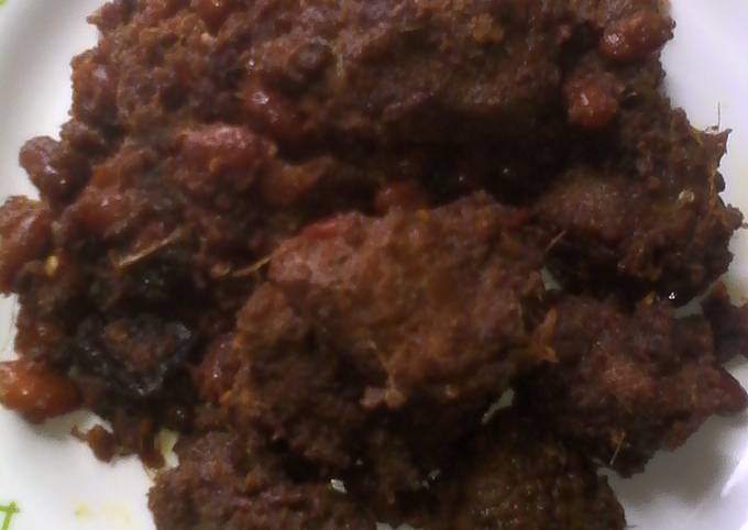 Resep Rendang daging kacang merah khas melayu oleh lestariw - Cookpad