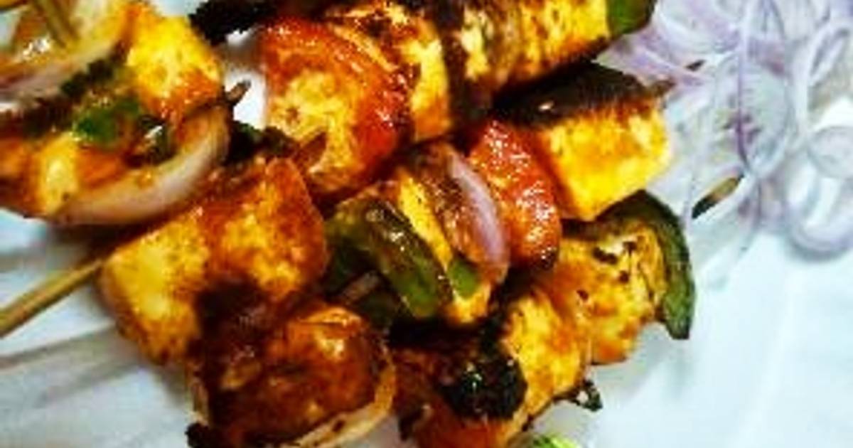 Paneer cheese tikka Recipe by Dipasikha Nandi - Cookpad