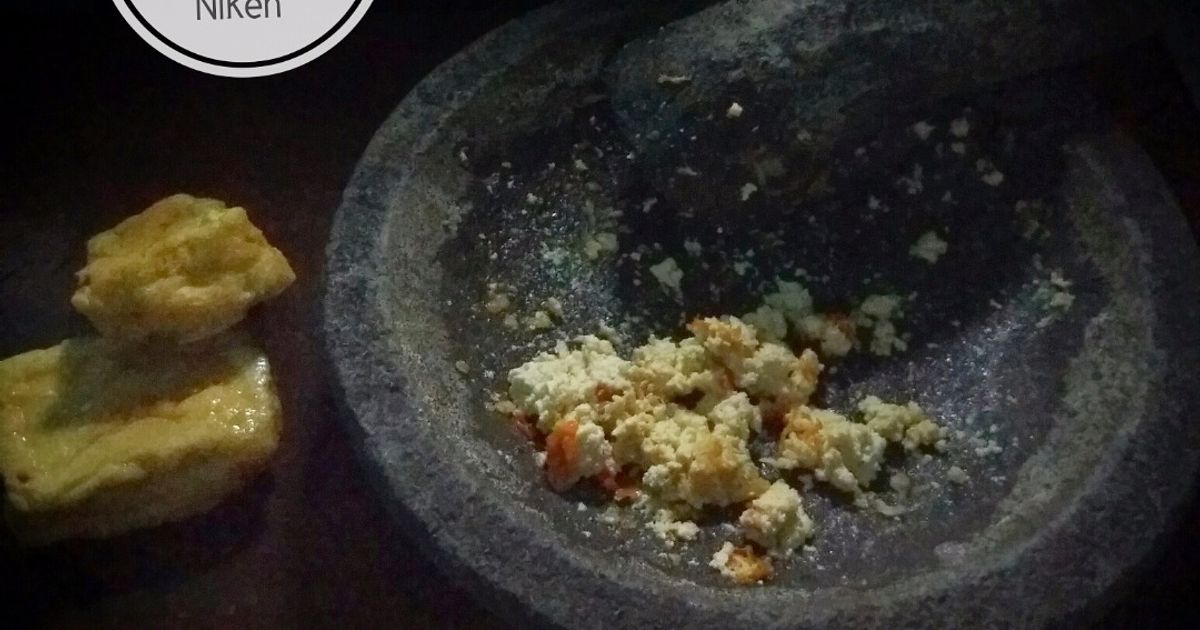 Resep Sambal Tahu Bejeg oleh Niken Rosanti - Cookpad
