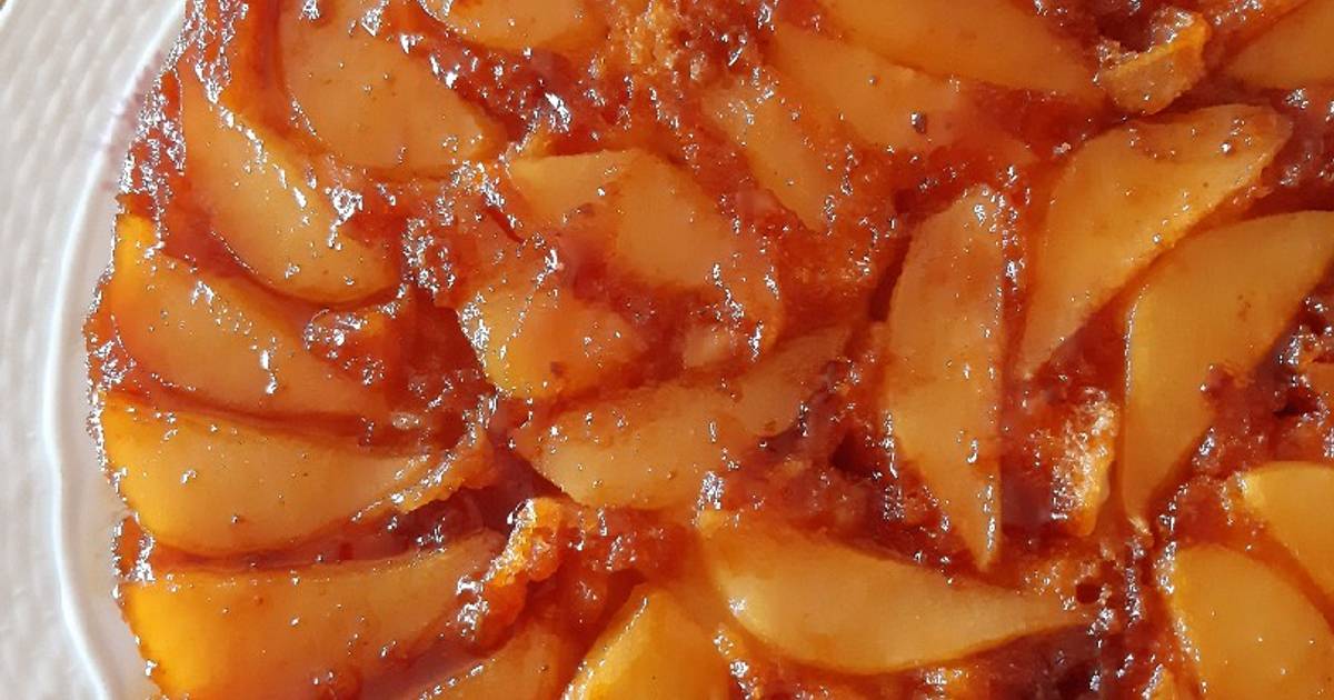 Torta invertida de peras 🍐 Receta de Norali - Cookpad
