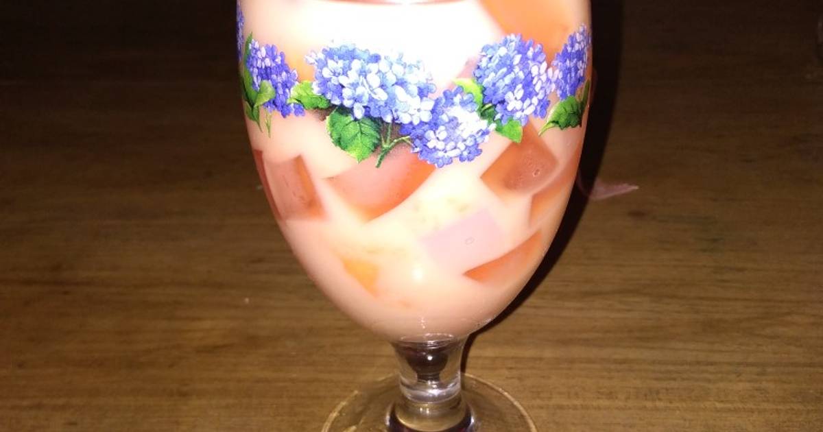 Resep Es Buah Pepaya Nutrijel oleh Betty Yuliana Simamora - Cookpad