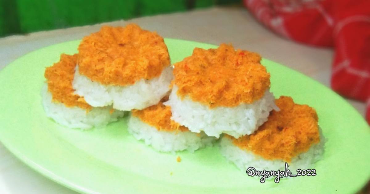 Resep Ketan serundeng pedas manis oleh Nyanyah - Cookpad
