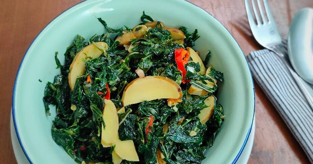 Resep Tumis daun singkong jengkol oleh Liha Ummu Maryam - Cookpad