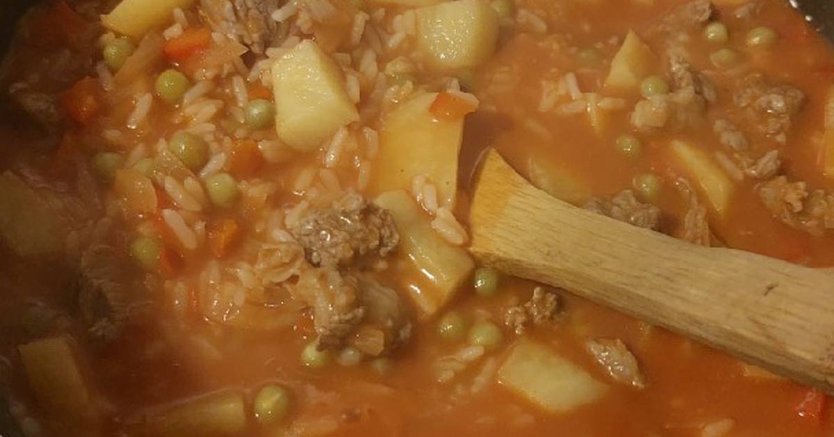 Guiso de arroz Receta de Lola Fresa- Cookpad