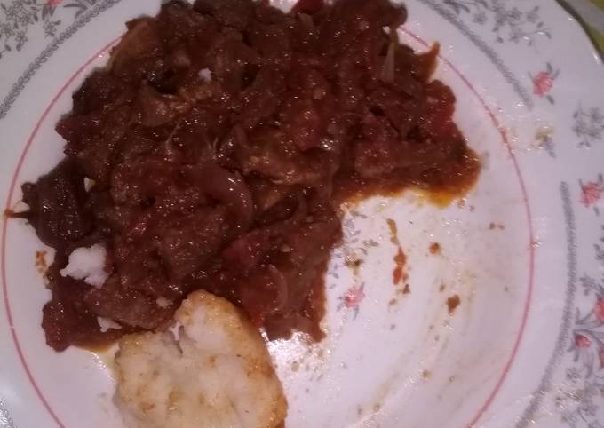 Wet fry beef #recipemarathon Recipe by Sylvia Otieno - Cookpad