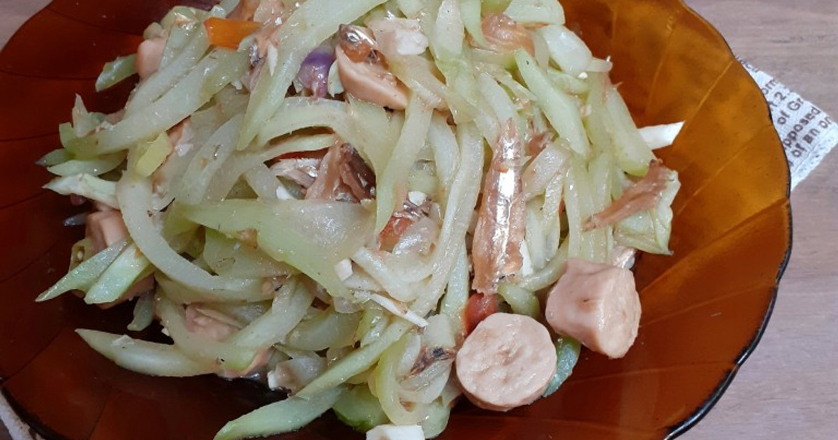 Resep Tumis Labu Siam Teri Sosis oleh Happy Endahsa (Happy End) - Cookpad