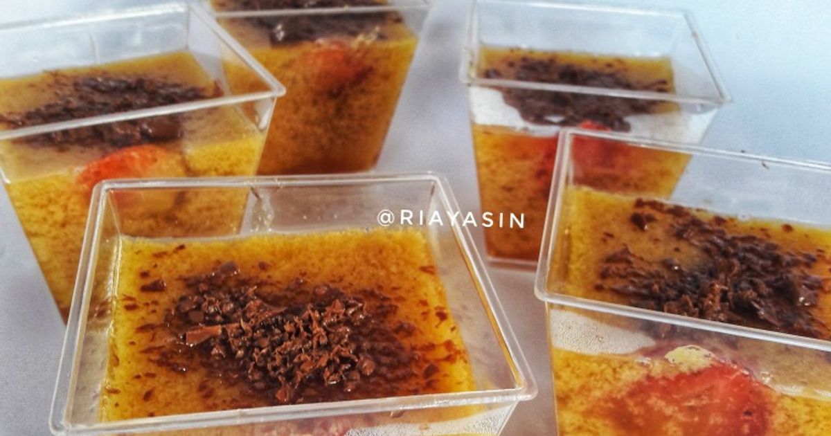 Resep Pudding Gula Merah Tabur Coklat oleh Ria Yasin - Cookpad
