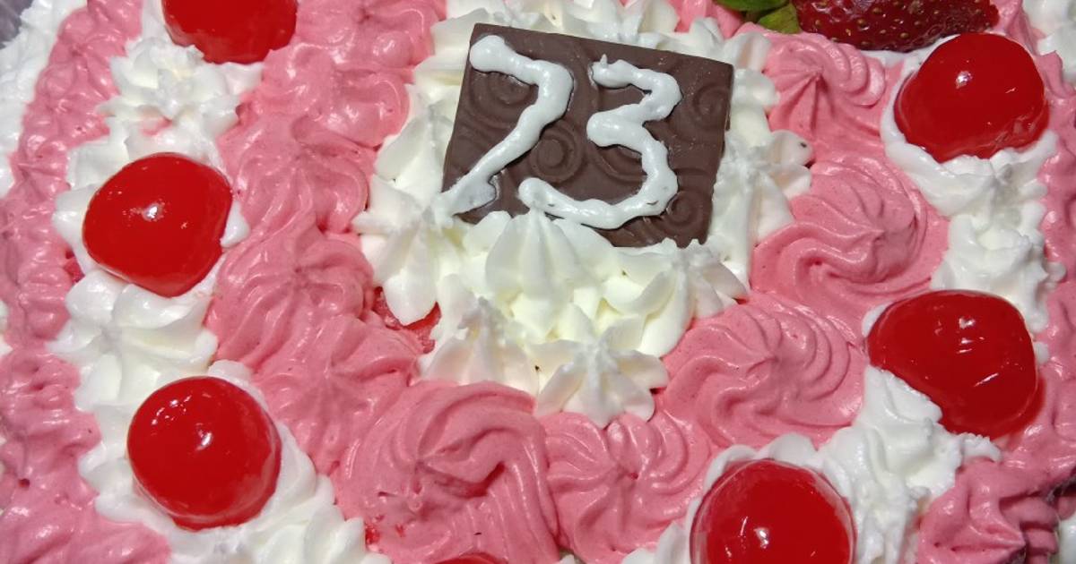 Resep Cake merah putih oleh Oktavia Permata Sari - Cookpad